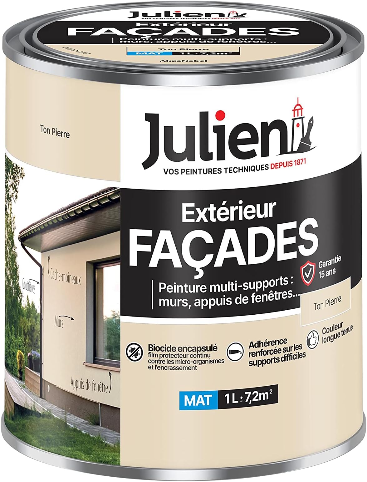Dulux Valentine ECRAN+ CHANTIER FACILE FAÇADE - Peinture en Phase ...