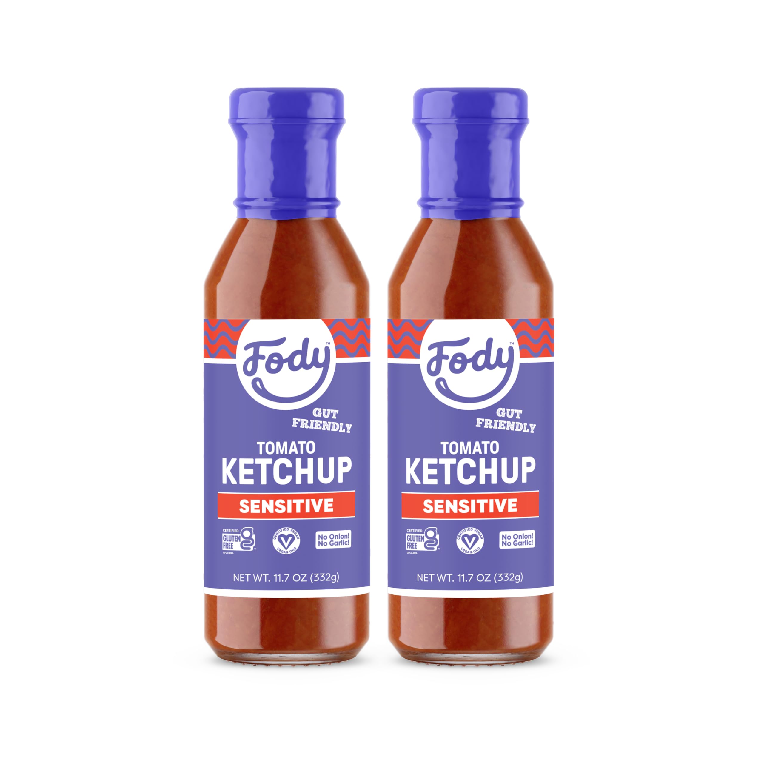 Amazon.com : Fody Foods Vegan Regular Tomato Ketchup, Low Fodmap ...