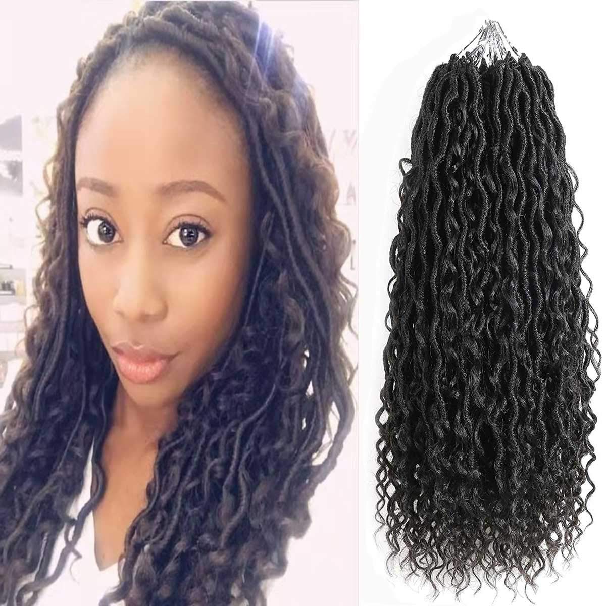 Buy River Locs Crochet Hair,Short Boho Hippie Locs Crochet Hair For ...