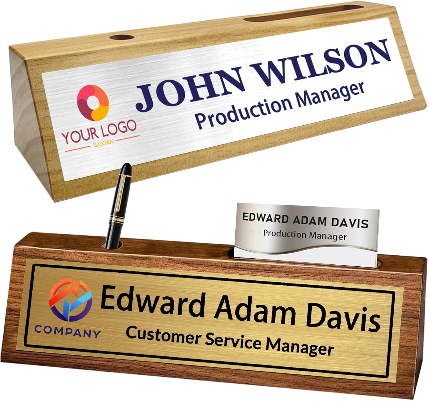 Amazon.com: Name Plate for Desk Personalized Desk Name Plates Custom ...