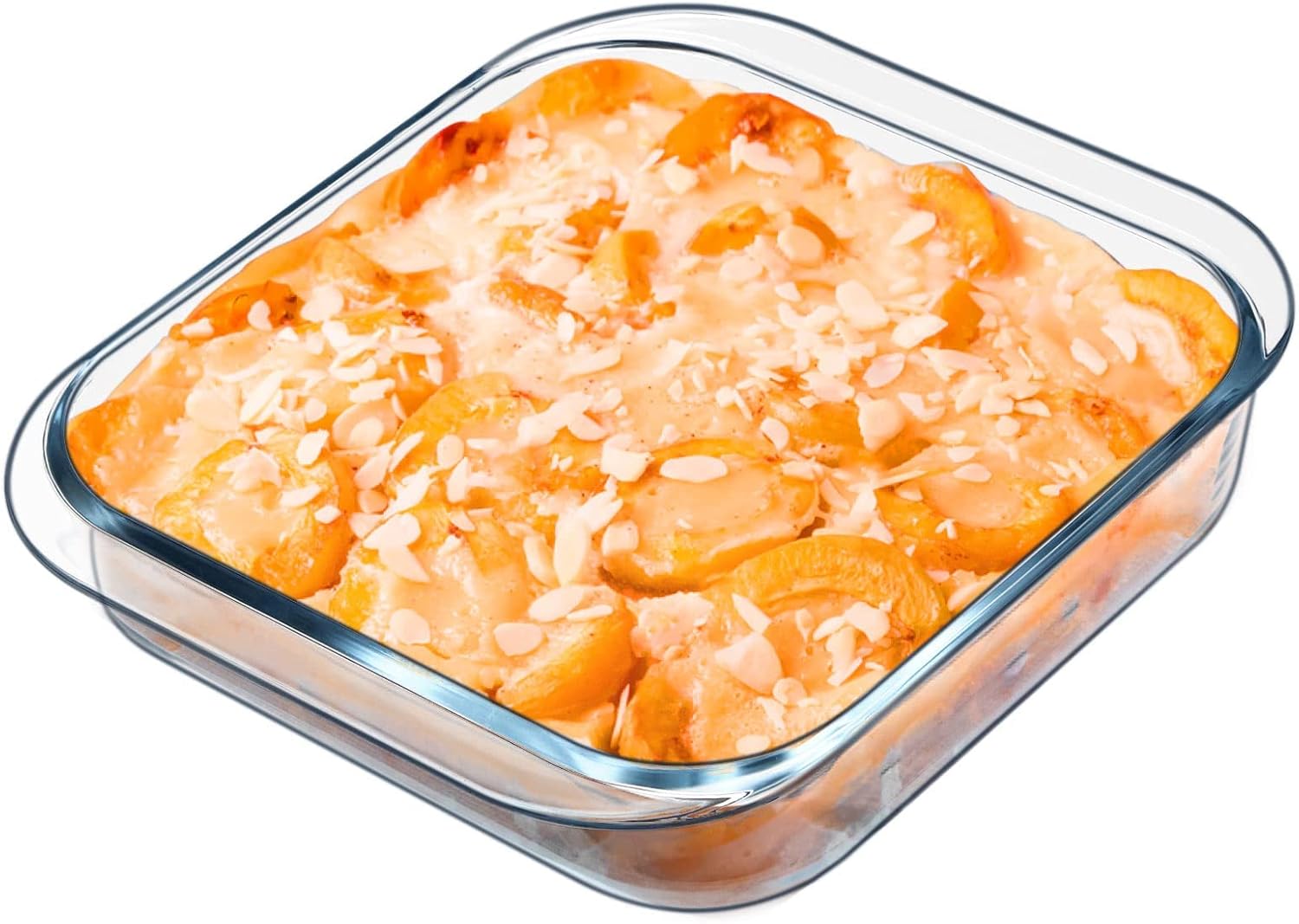 Amazon.com: NUTRIUPS Glass Baking Dish Square Baking Pan Glass Brownie ...