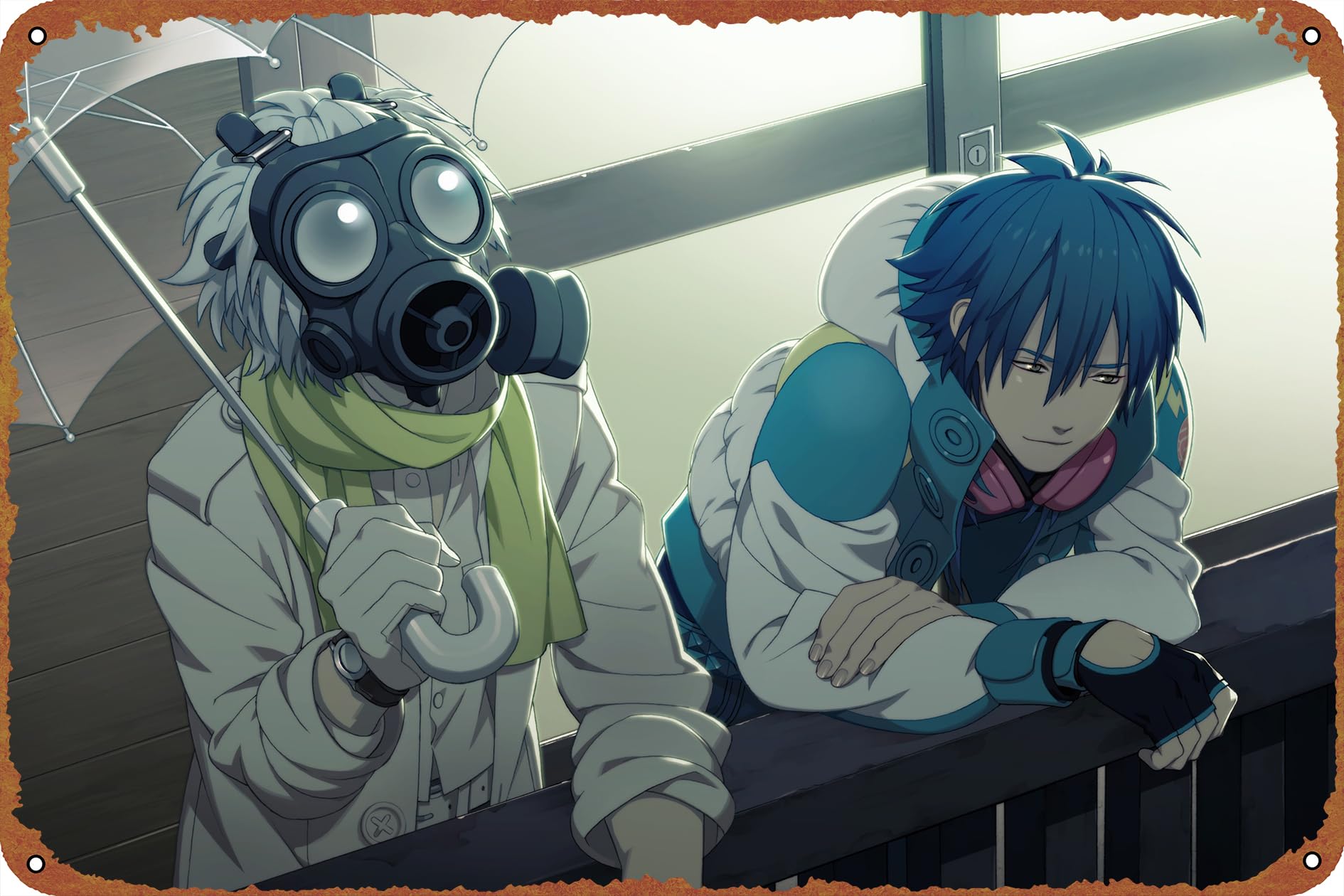 Amazon.com : Dramatical Murder Anime Poster Sign Metal Tin Sign Wall ...