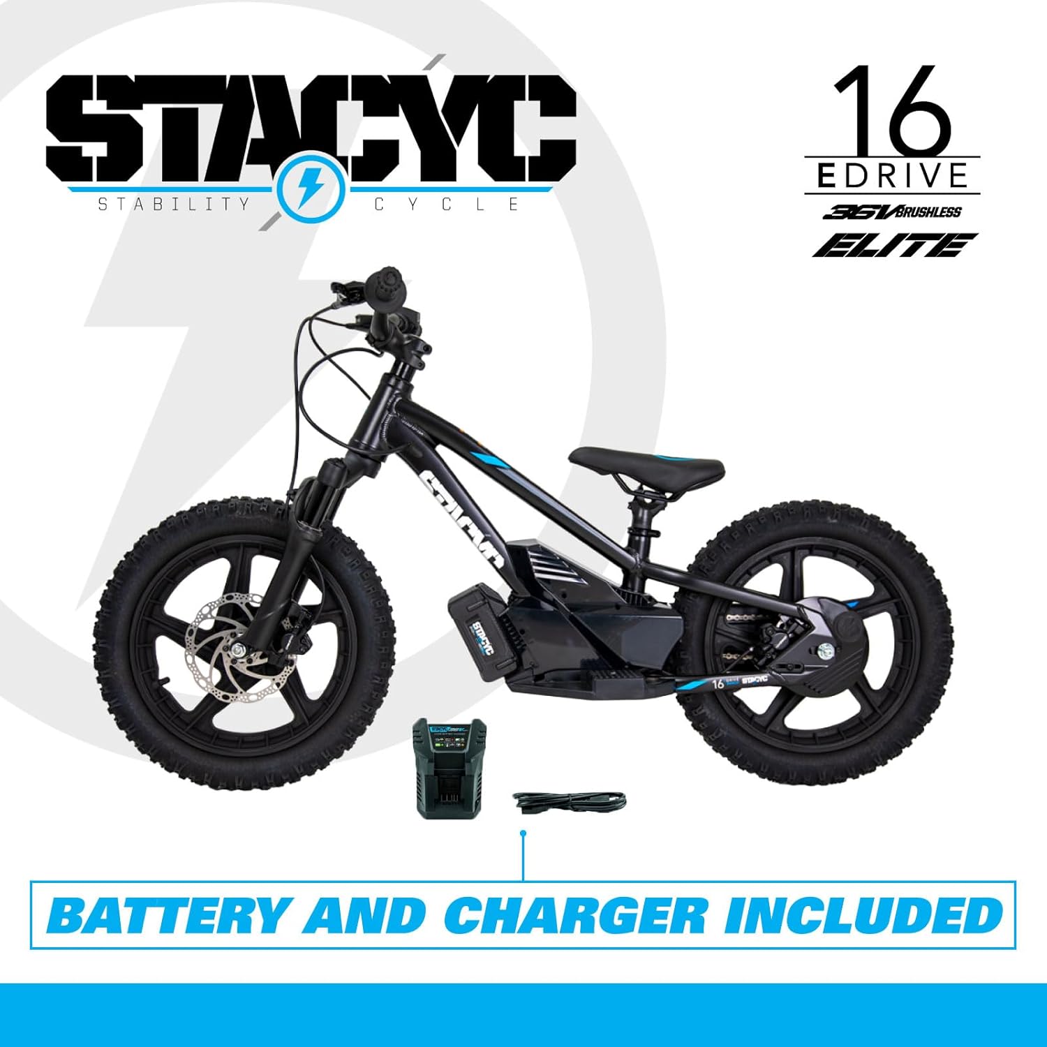 STACYC Brushless 16eDRIVE Elite Electric Balance Bike User Manual