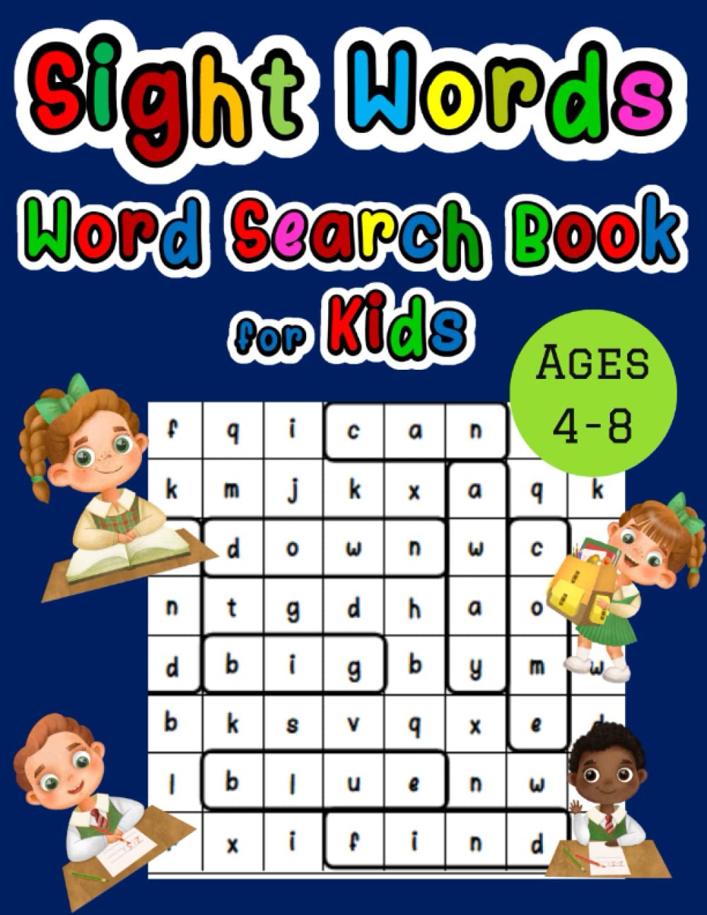 Sight Words Word Search Book for Kids Ages 4 - 8 | High Frequency ...