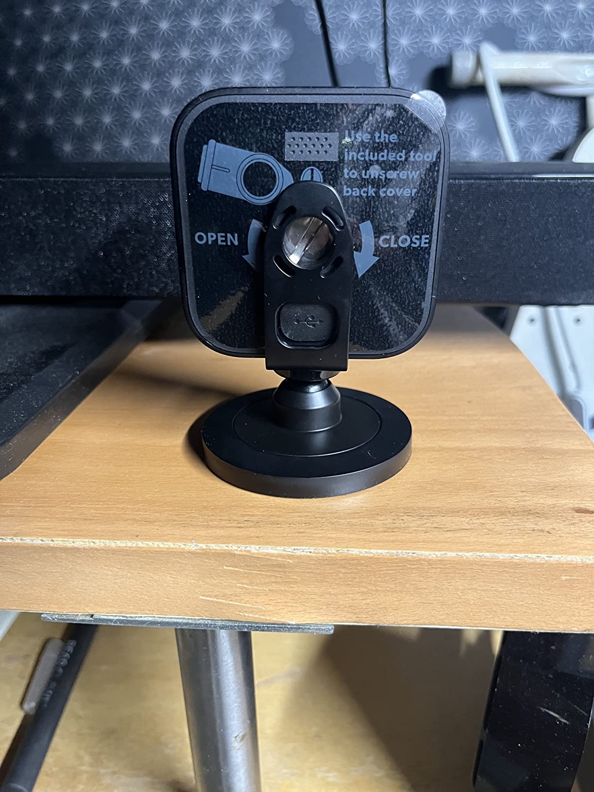 $2/mo - Finance Blink Camera Stand – Black – 1 Pack | Buy Now, Pay Later