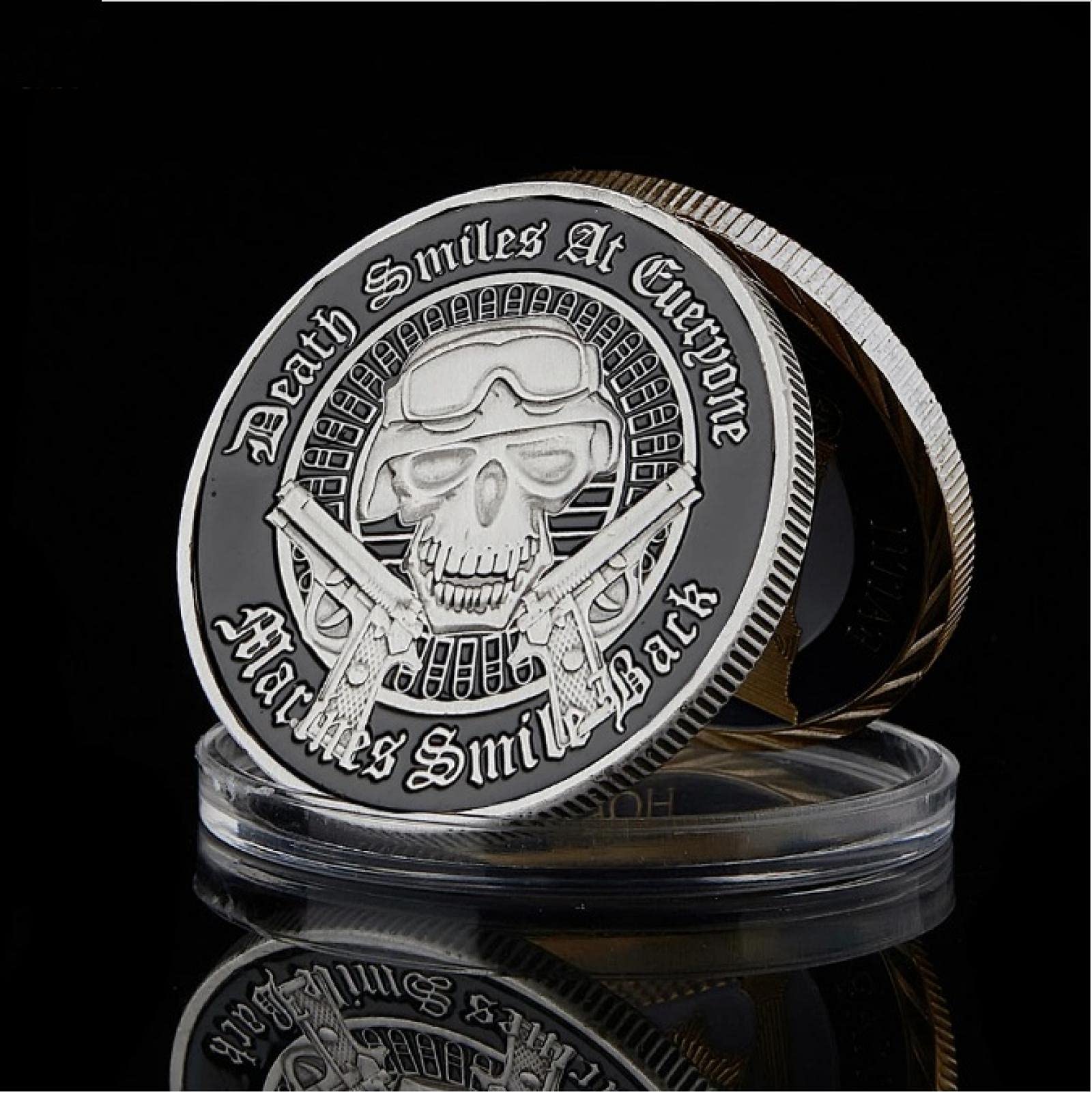 Commemorative Coins Usa Marine Corps Military Challenge Coin Double Gun ...