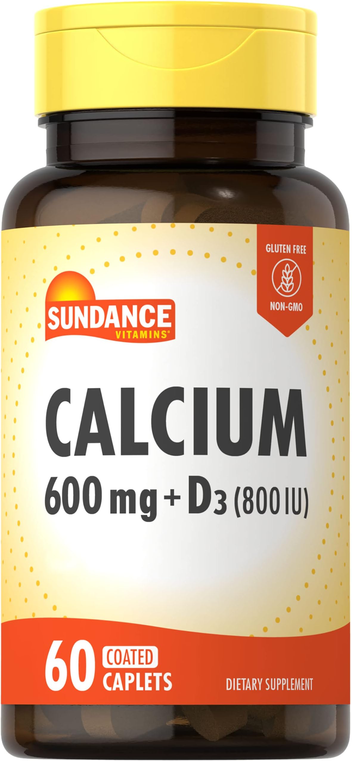 Amazon.com: Nature's Truth Calcium & Vitamin D3 | 600 mg | 60 Caplets ...