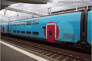 Jouef - SNCF, TGV Duplex OuiGo, 3-unit pack (2 x ex 1st class + bar ...