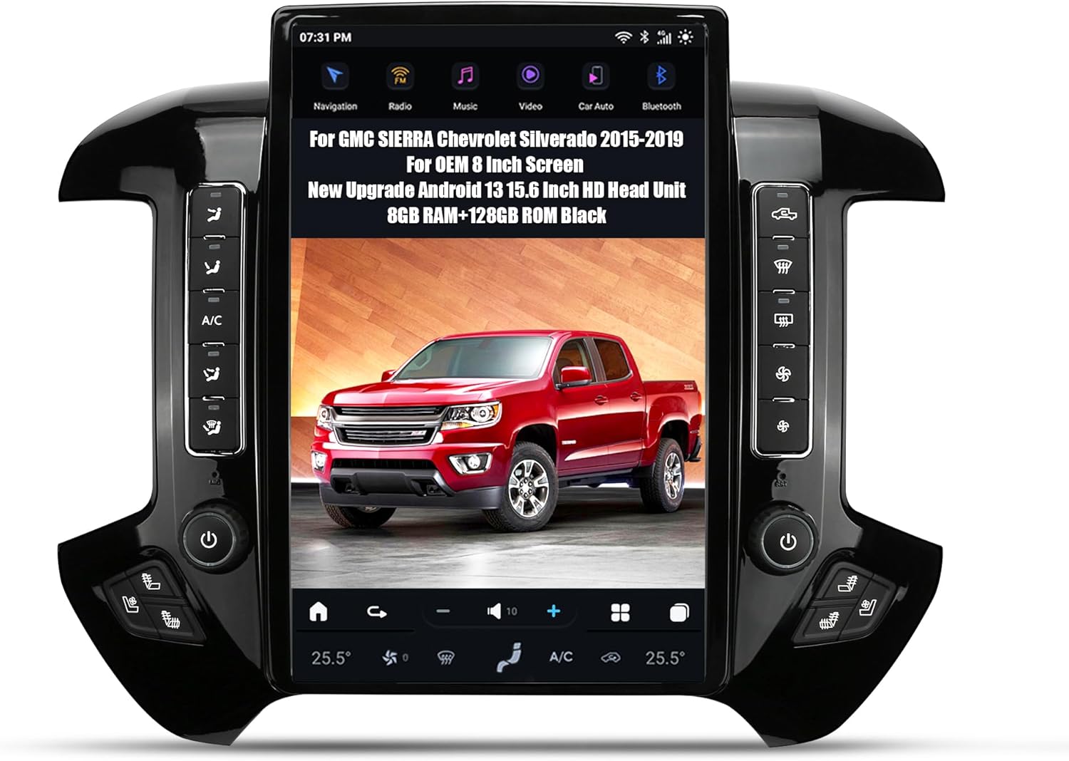 Amazon.com: AUCARAUTO Upgrade AuCar 15.6 Inch Android 13 Car Radio for ...