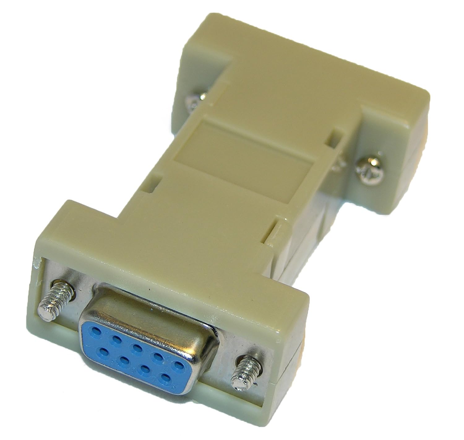 Amazon.com: DB9 Female / DB9 Female Molded Gender Changer Adapter ...