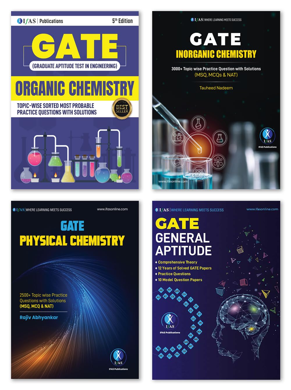 Buy GATE Chemistry Combo (4 Books: Inorganic, Organic, Physical + Gate ...