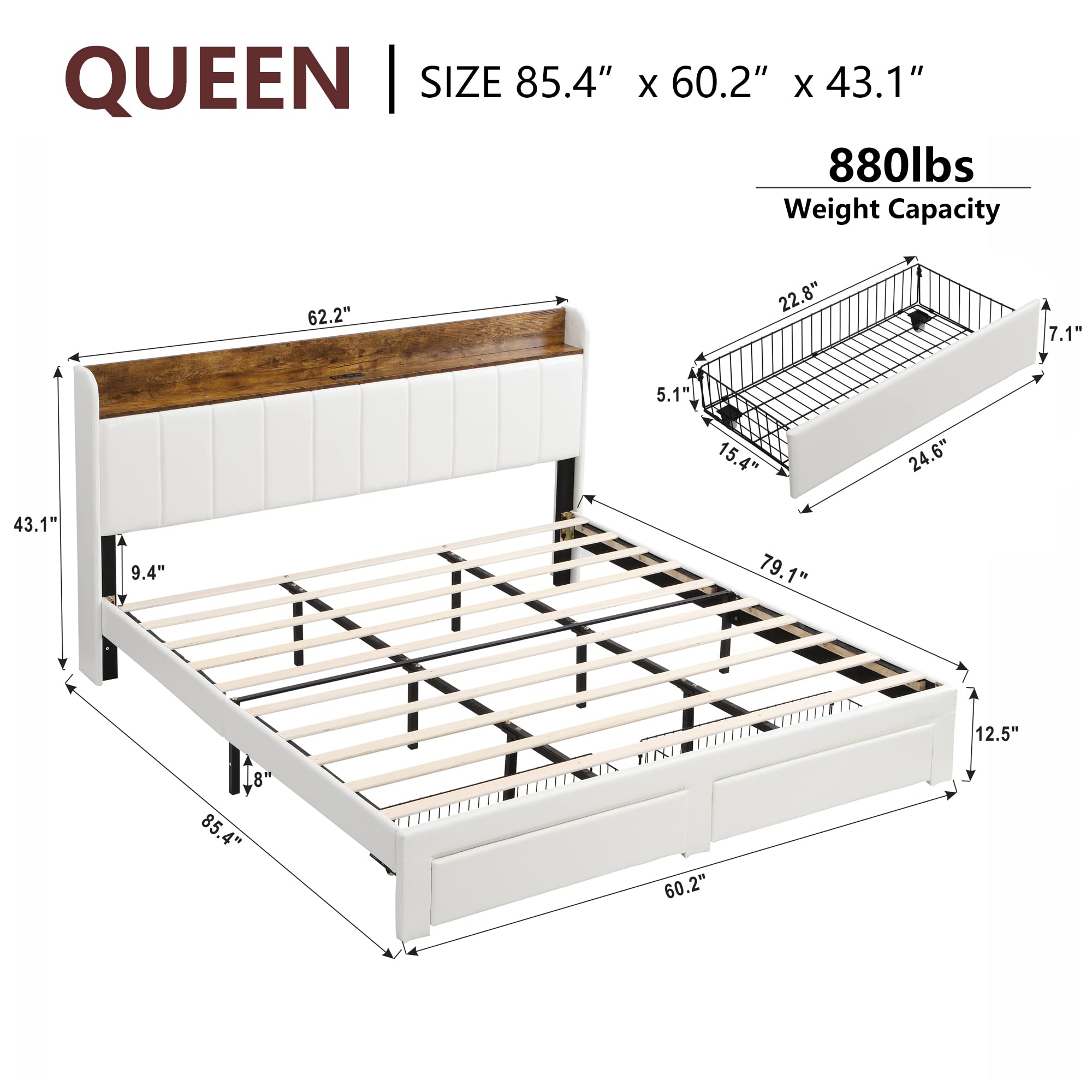 Medidas De Cama Queen En Pulgadas Dimensiones De La Cama Queen Size: