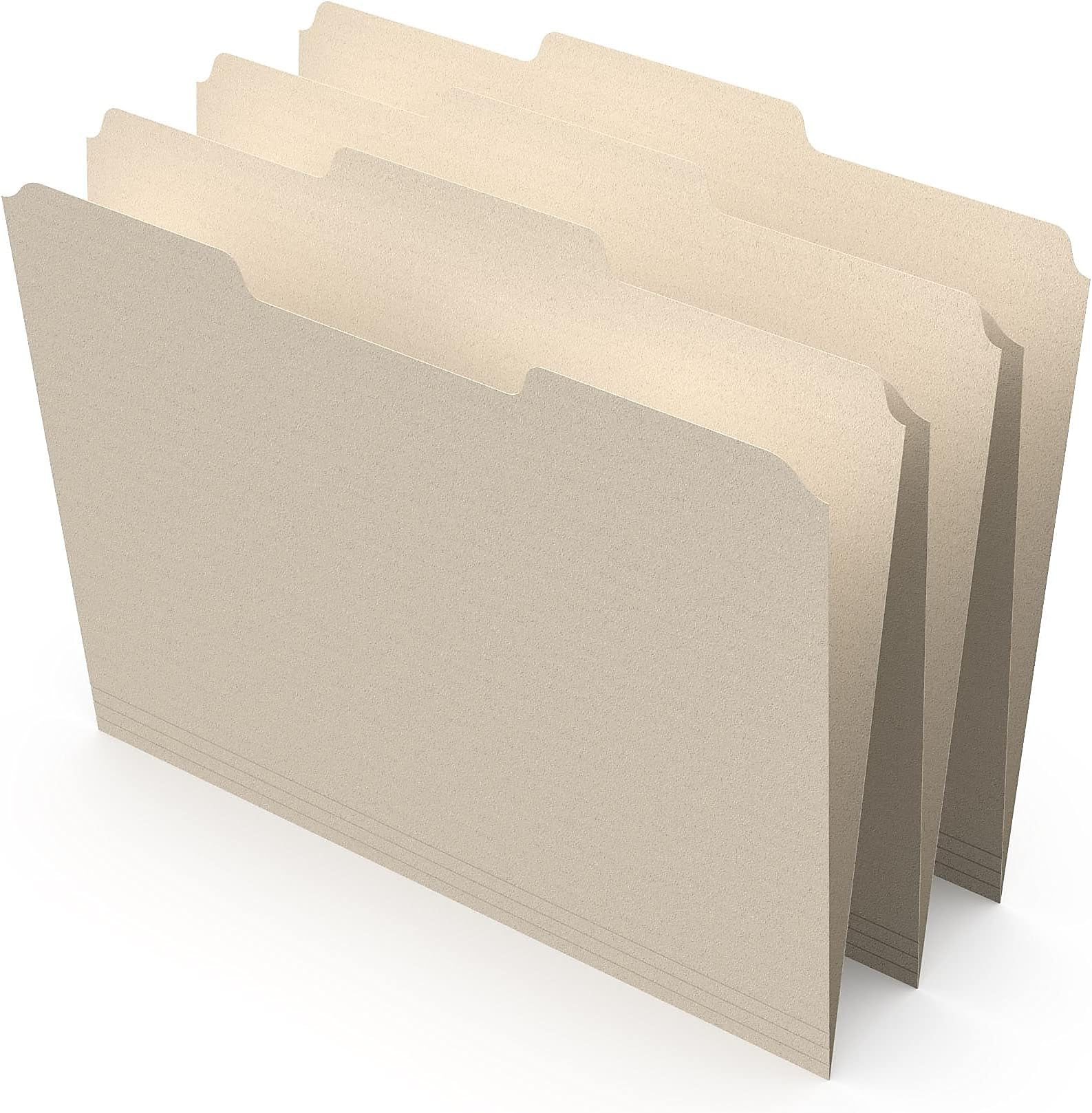 Amazon.com : Business Source 17525 File Folders,11 Pt.,1/3 Cut Ast Tab ...