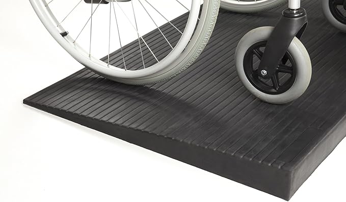 The Ramp People TRP70RMP Rubber Threshold Wheelchair Scooter Kerb Ramp ...