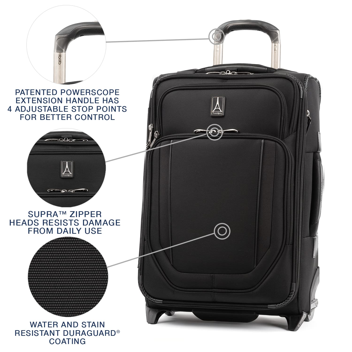 Snapklik.com : Travelpro Crew Versapack Softside Expandable 2 Wheel ...