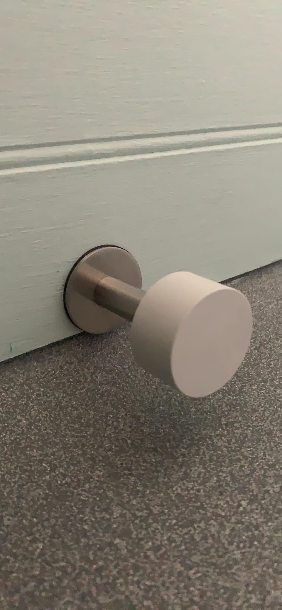 Door Stoppers with Extra Stickers, Self-Adhesive Door Stop with White ...