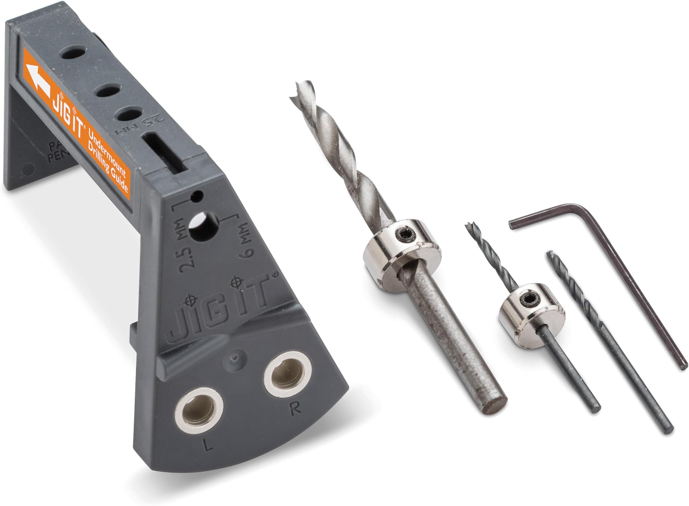 JIG IT Undermount Drilling Guide - Durable ABS Plastic Drill Angle ...