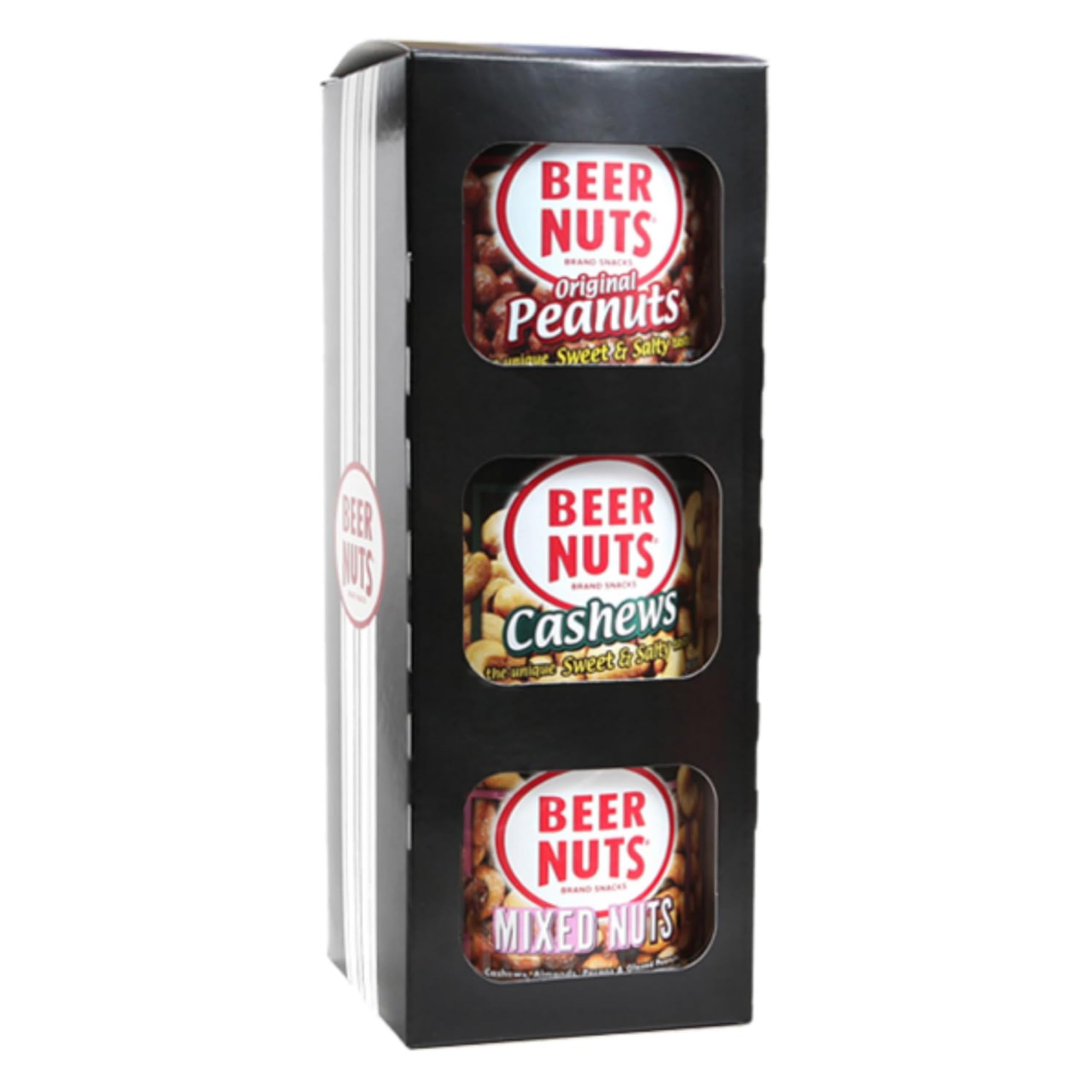 Amazon.com : BEER NUTS The Nuts Nutstack Trio - Original Peanuts ...