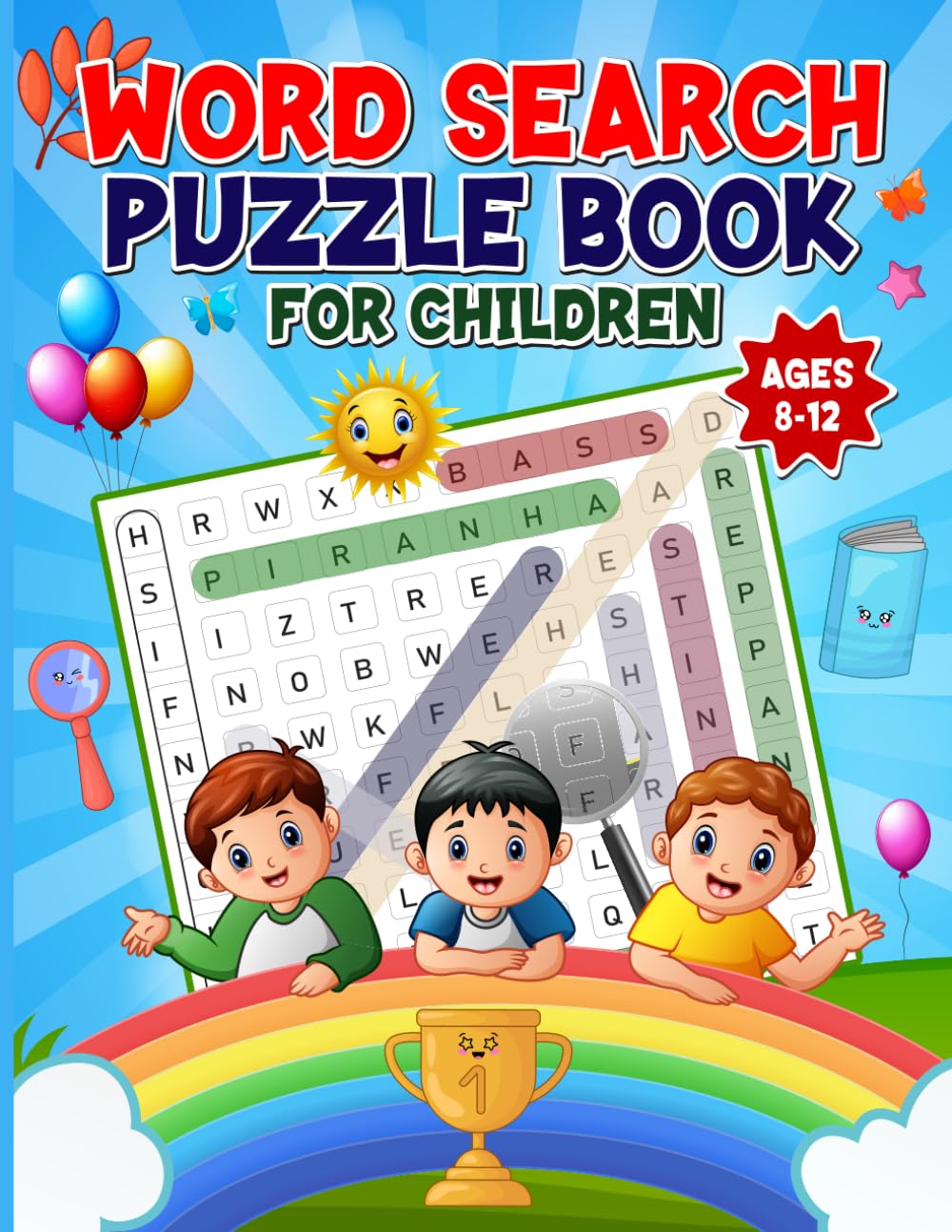 Word Search for Kids 8-12: 100 Fun and Educational Search and Find ...
