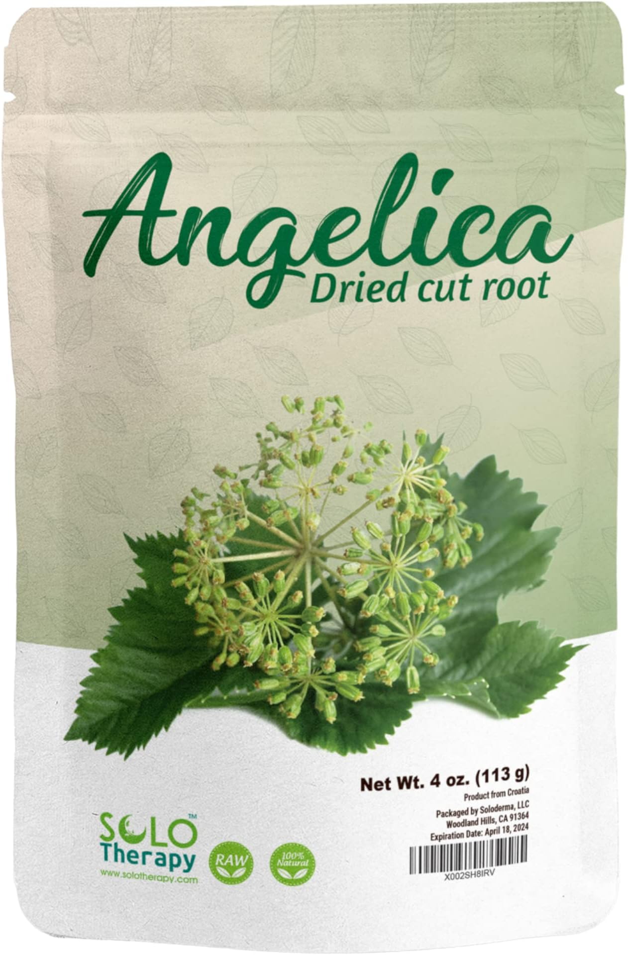 Amazon.com: Angelica Dried Cut Root 4 oz, Archangelica Root, Angelica ...