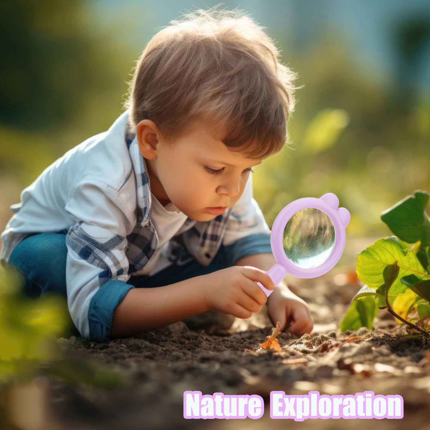 Snapklik.com : Small Magnifying Glass 4X Drop Resistant Magnifier ...