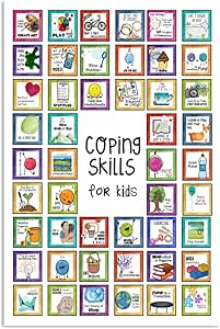 Amazon.com: Buoraev Coping Skills For Kids Metal Tin Signs Children ...