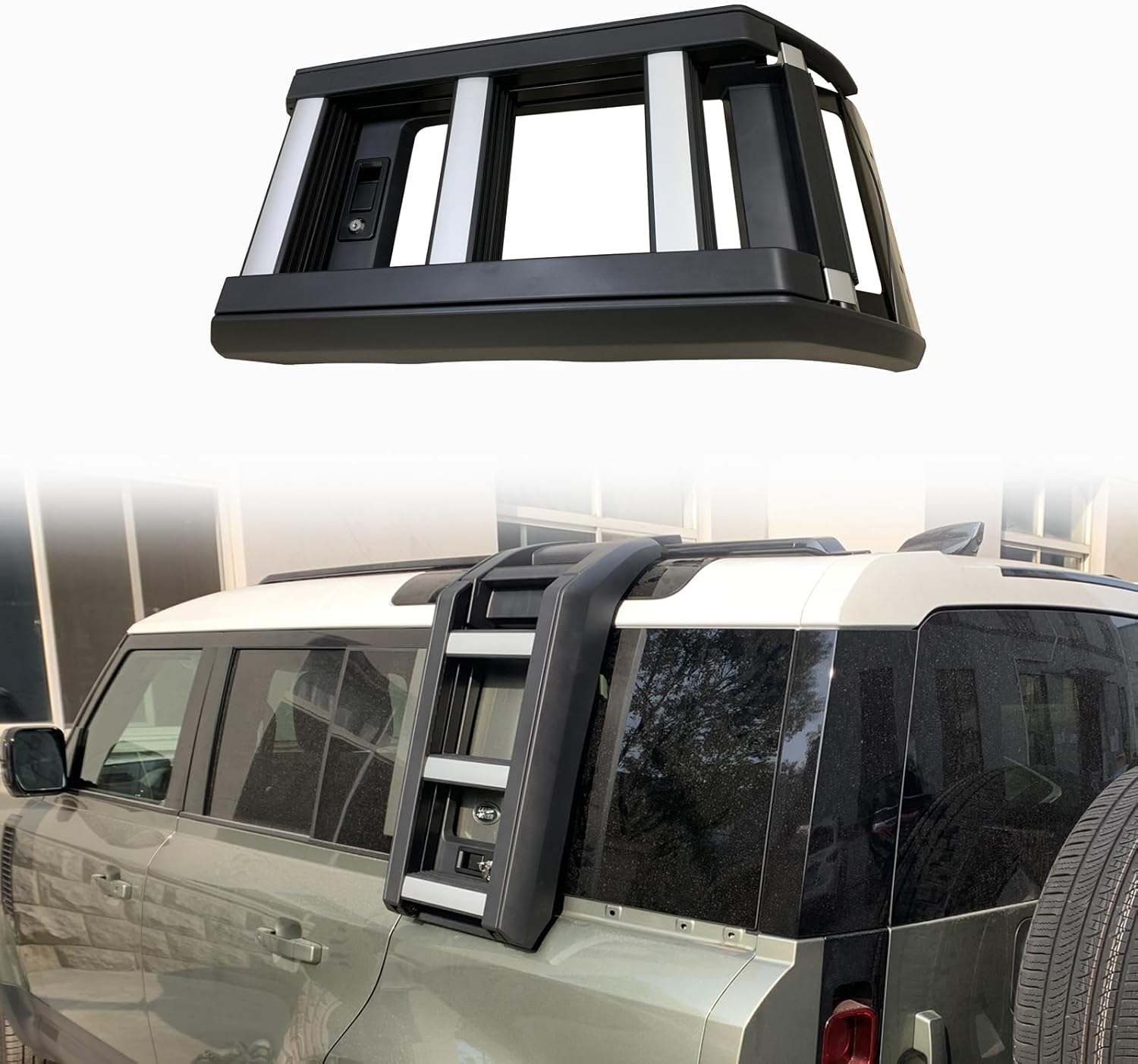 Amazon.com: Side Ladder for 2020-2024 Land Rover Defender 110 Side ...