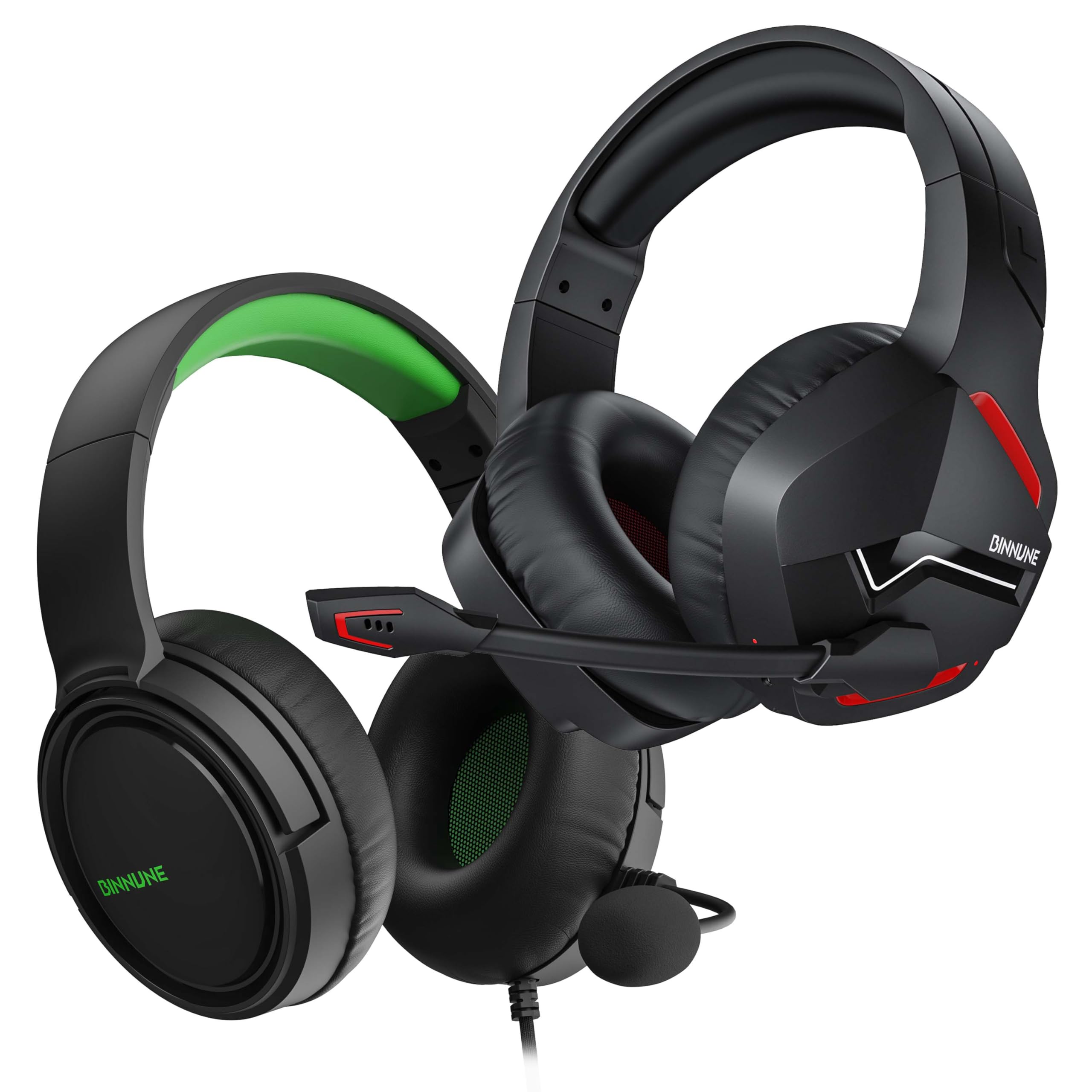 Amazon.com: BINNUNE BW01 Wireless Gaming Headset and BG02 Gaming ...