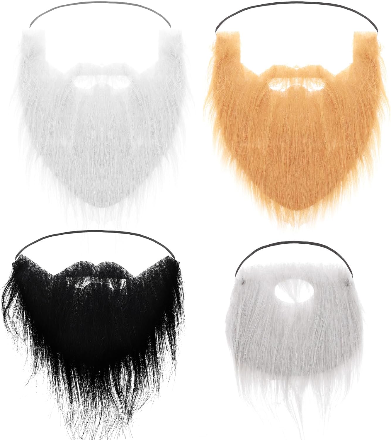 Amazon.com: DIVINA VITAE 4 Pcs Fake Mustaches Funny Realistic Fake ...