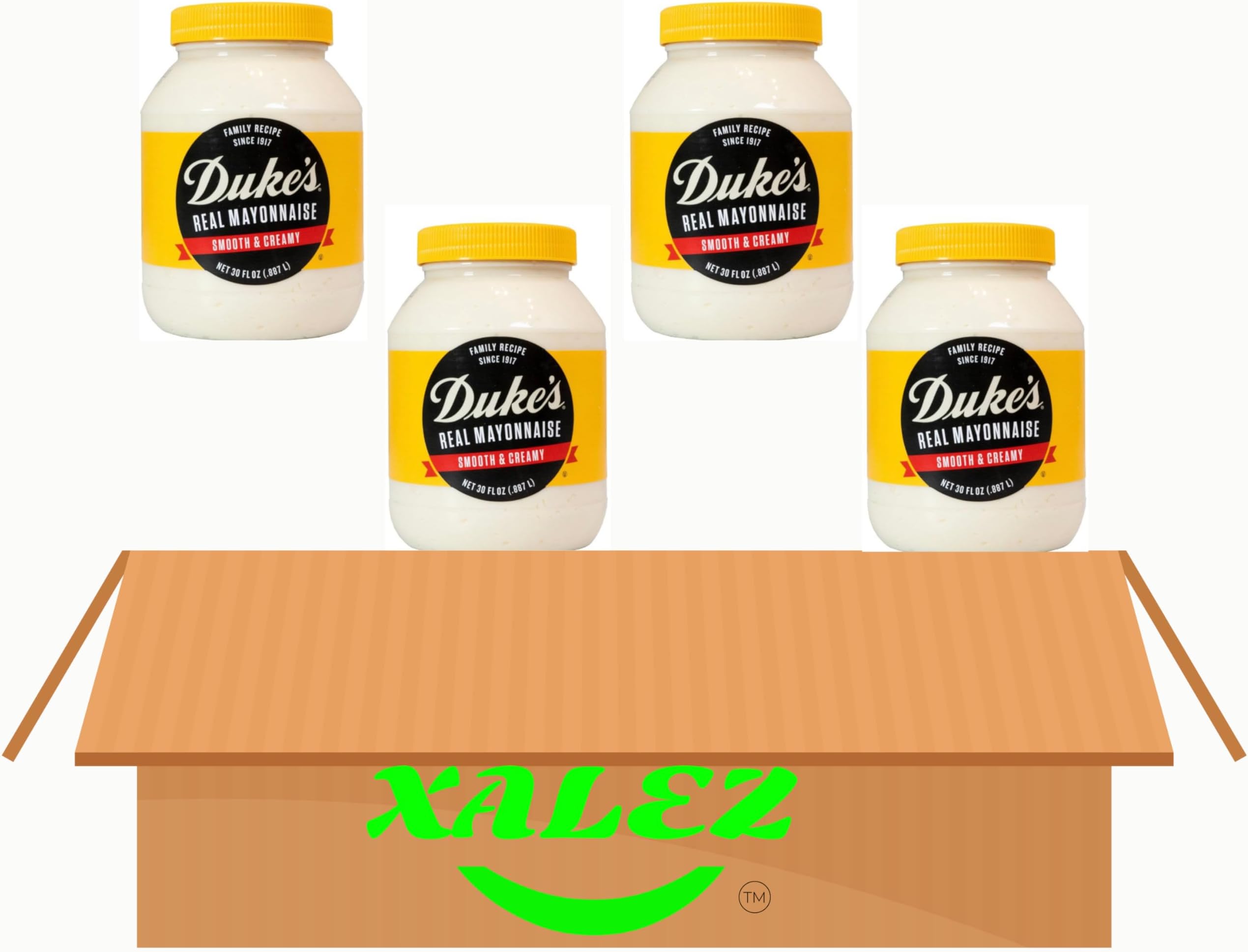 Amazon.com : DUKE'S Real Mayonnaise Squeez Bottle, 18 Fl Oz, Pack of 4 ...
