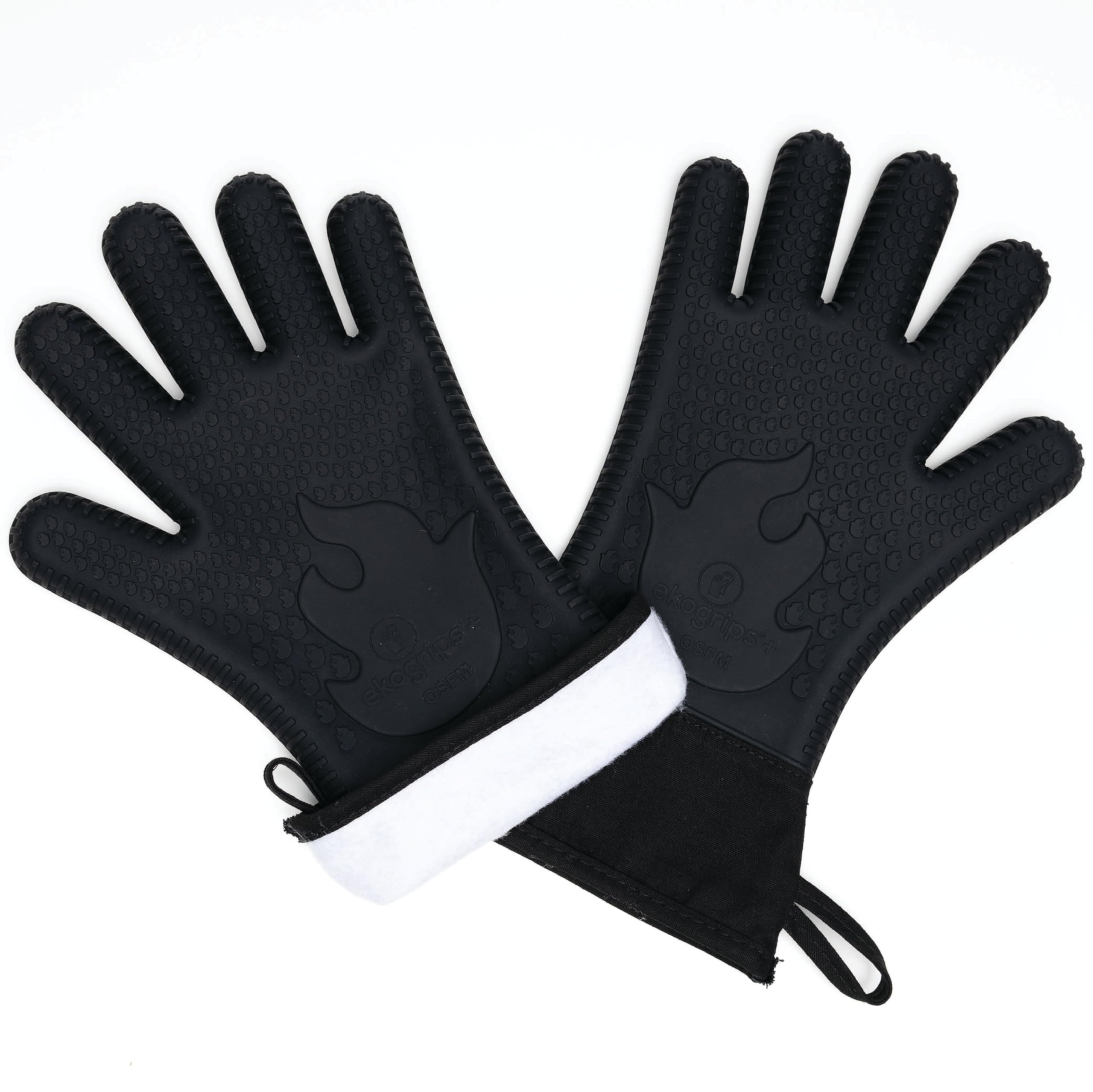 Amazon.com: Ekogrips+ Oven Gloves with Fingers, Comfy Waterproof Heat ...