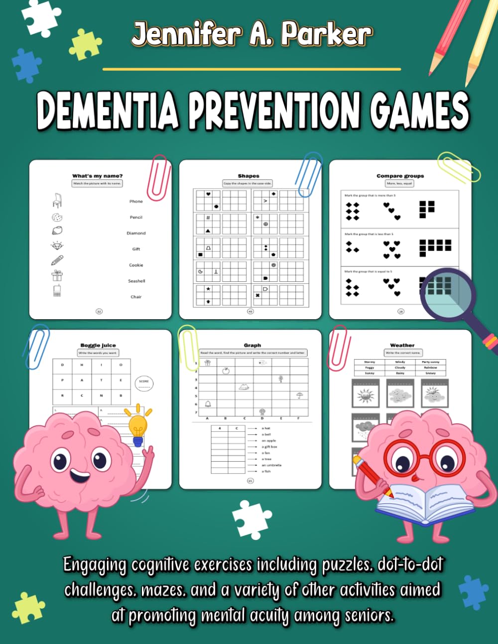 Dementia Prevention Games: Engaging cognitive exercises including ...