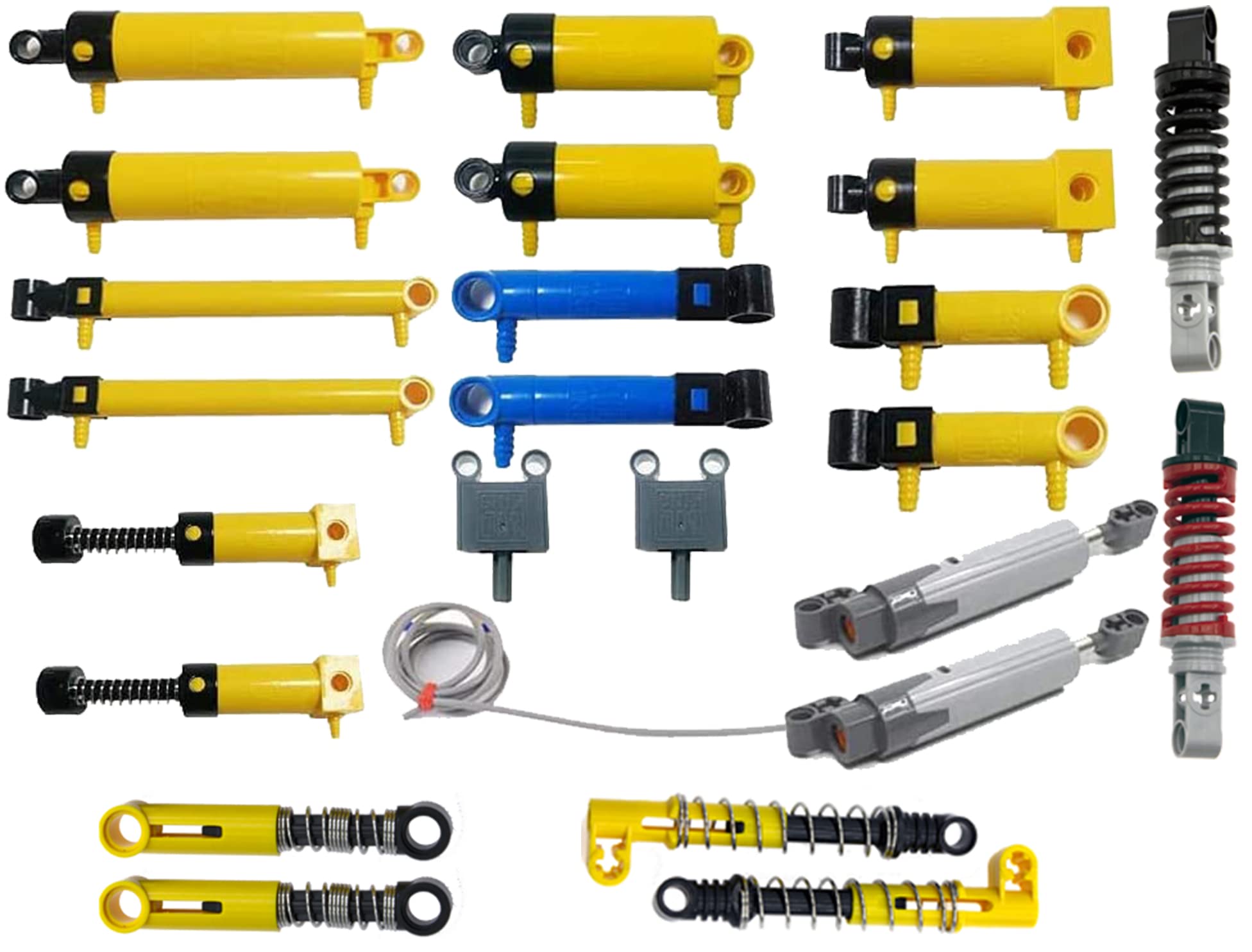 Amazon.com: SEEMEY 25Pcs Technic Parts Compatible with Lego Bricks ...
