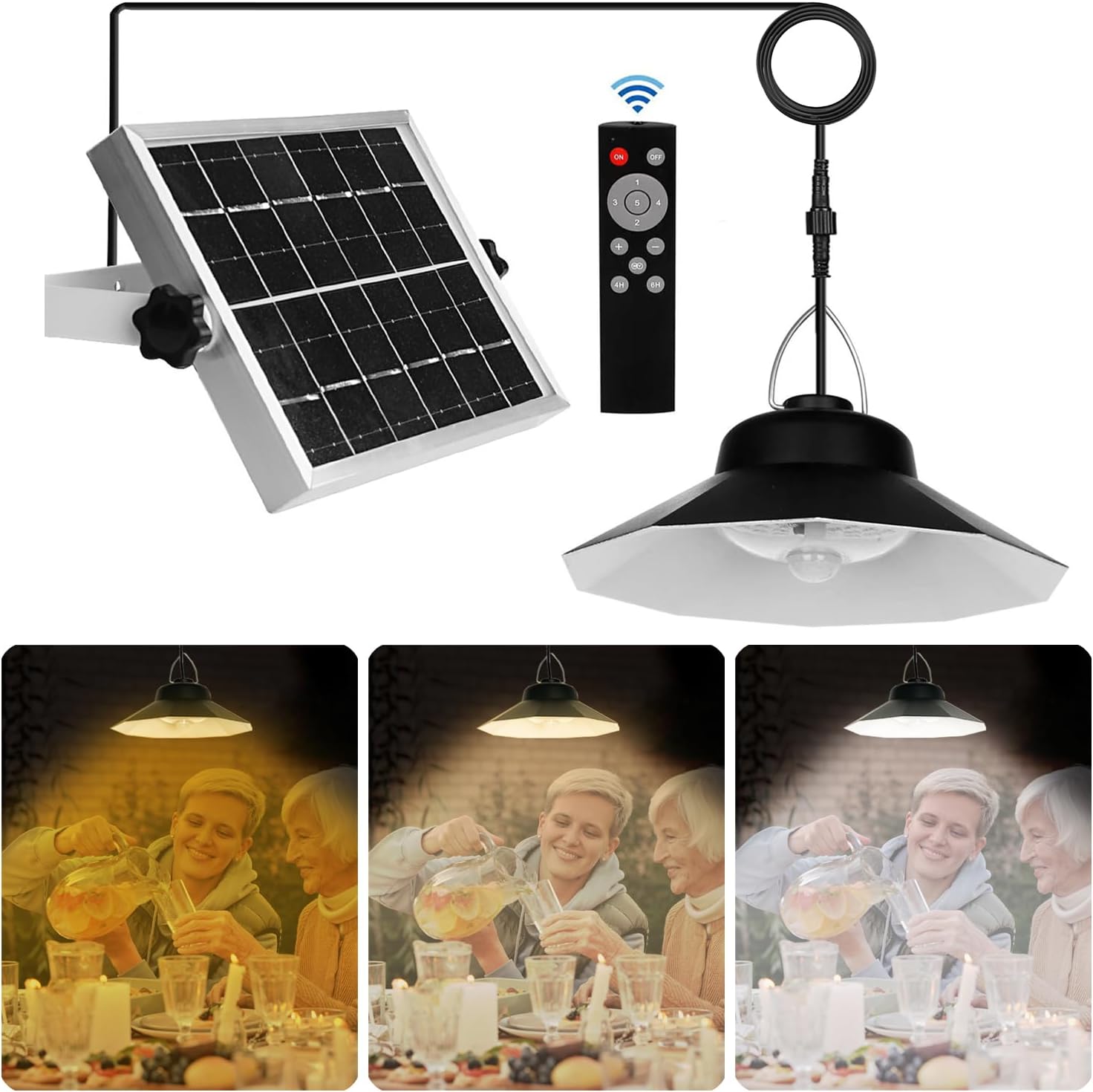 hixyer Solar Shed Light Indoor Outdoor, Upgrade Motion Sensor Solar ...
