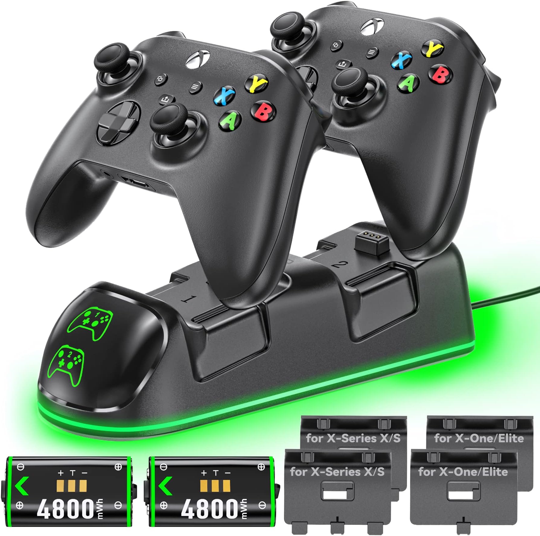 AreMe Charging Station Dock for Xbox Elite Wireless Controller Series 2 ...