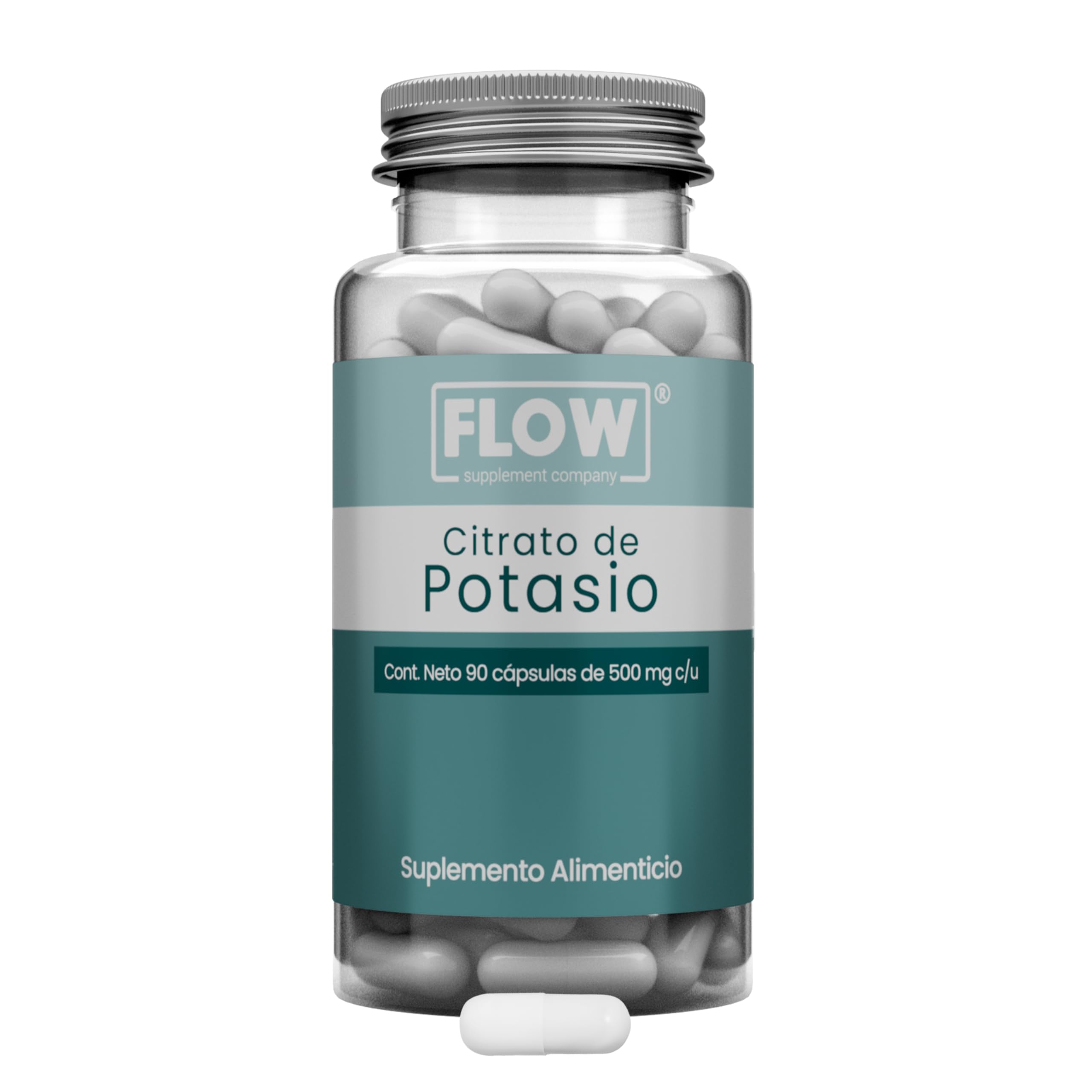 Citrato de Potasio 500 mg - 90 Caps de 500 mg C/U - Suplemento de ...