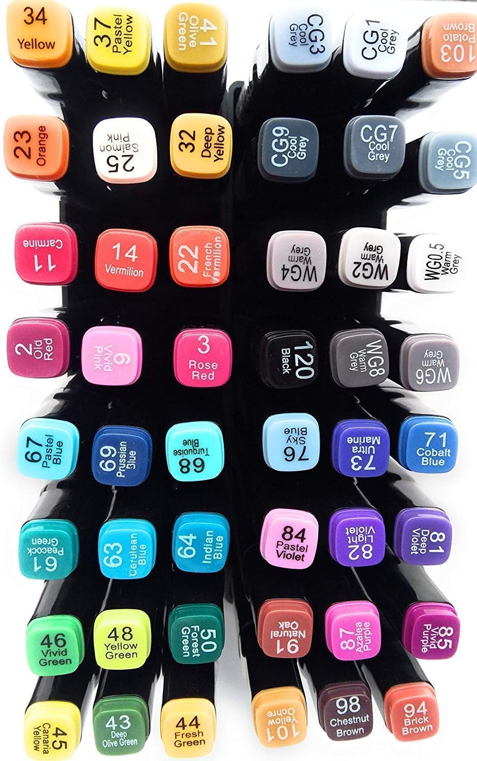 Touch Cool 48 Colours Twin Head Art Markers Pen For Manga And ...