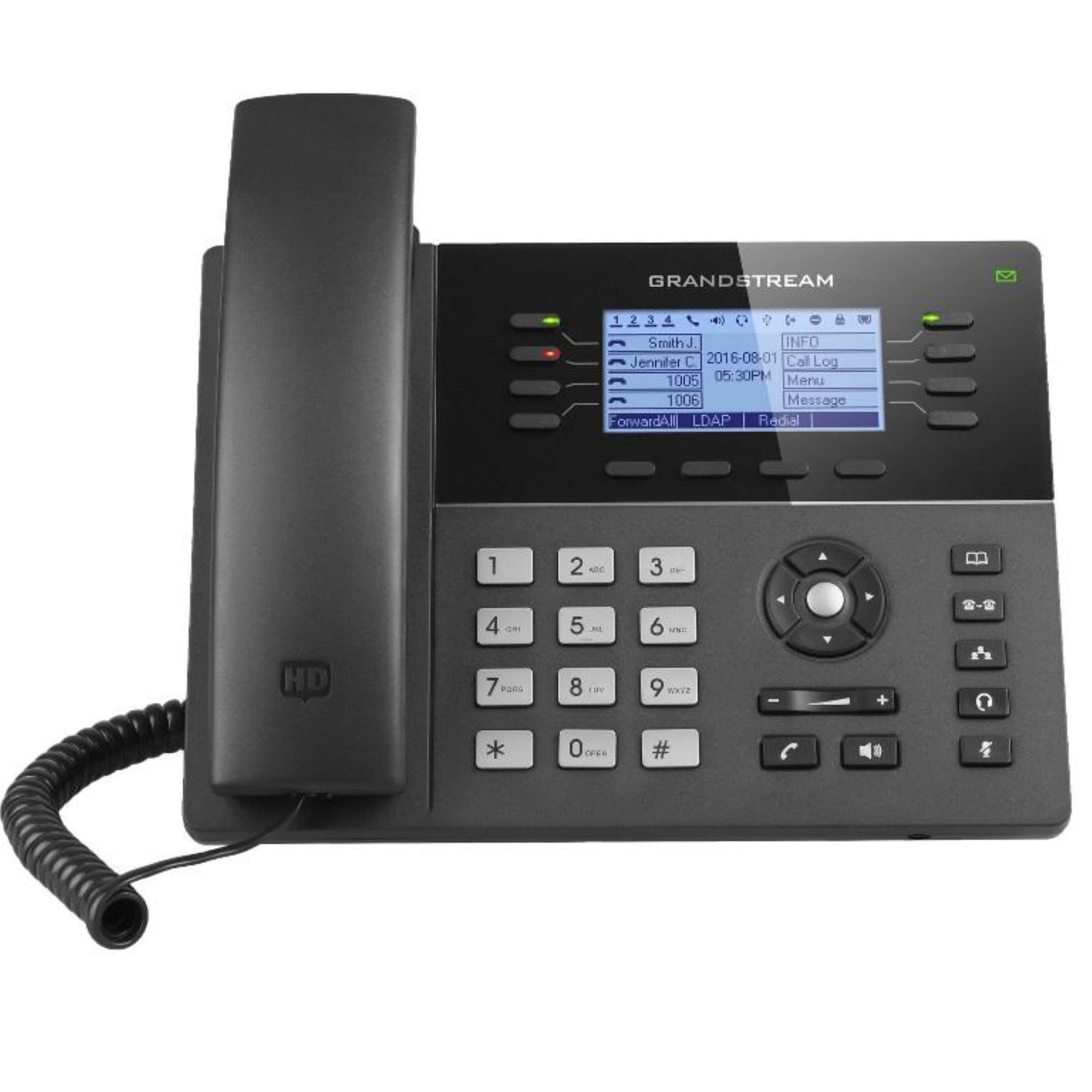 Grandstream GS-GXP1780 Mid-Range IP Phone with 8 Lines VoIP Phone and ...