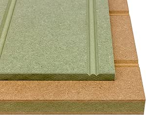 MDF Direct V Grooved and Beaded MR MDF Sheets - 9mm 1220 x 2440, Cross ...