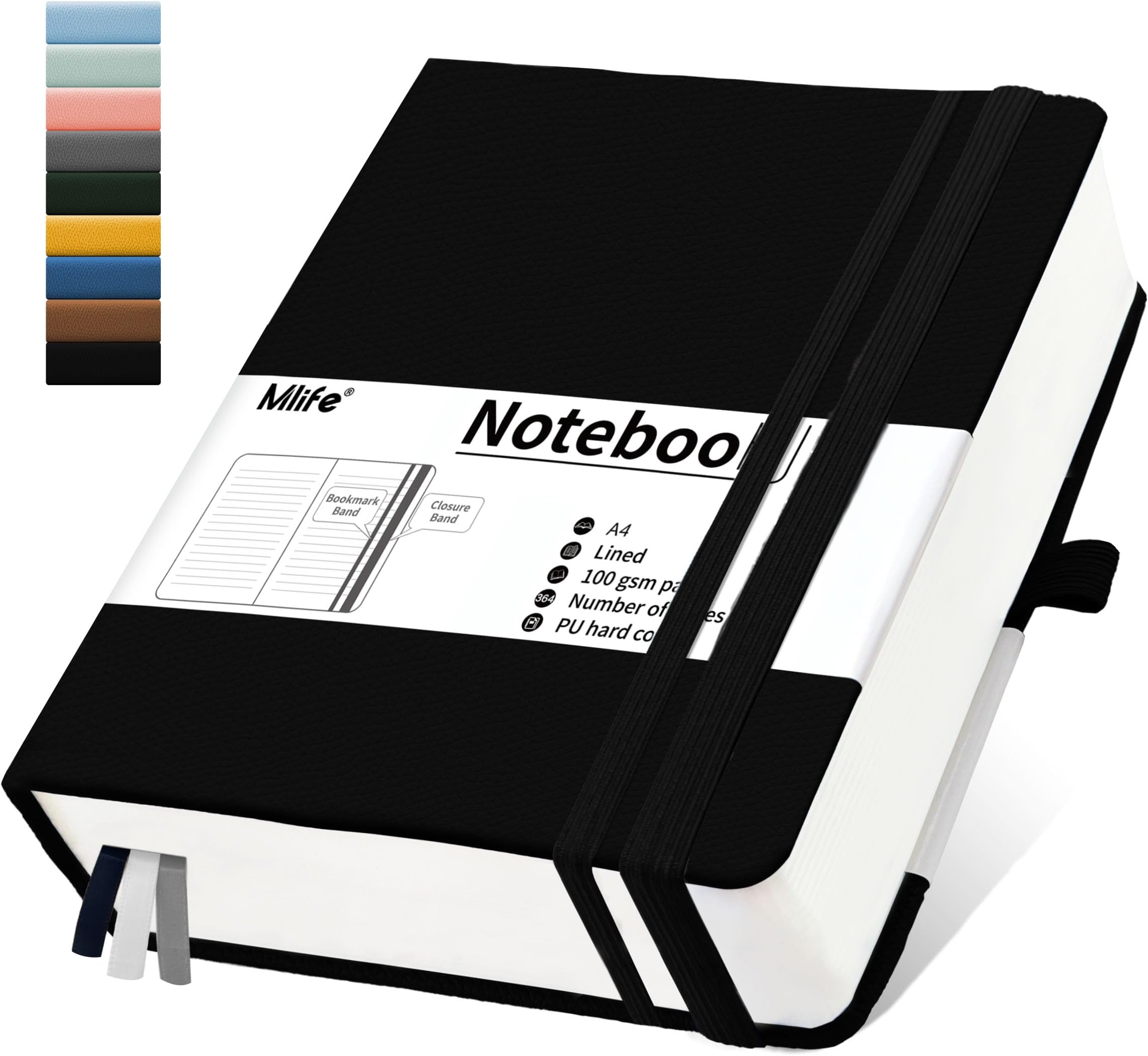 Amazon.com : Journals for Writing, Hardcover College Ruled Notebook for ...