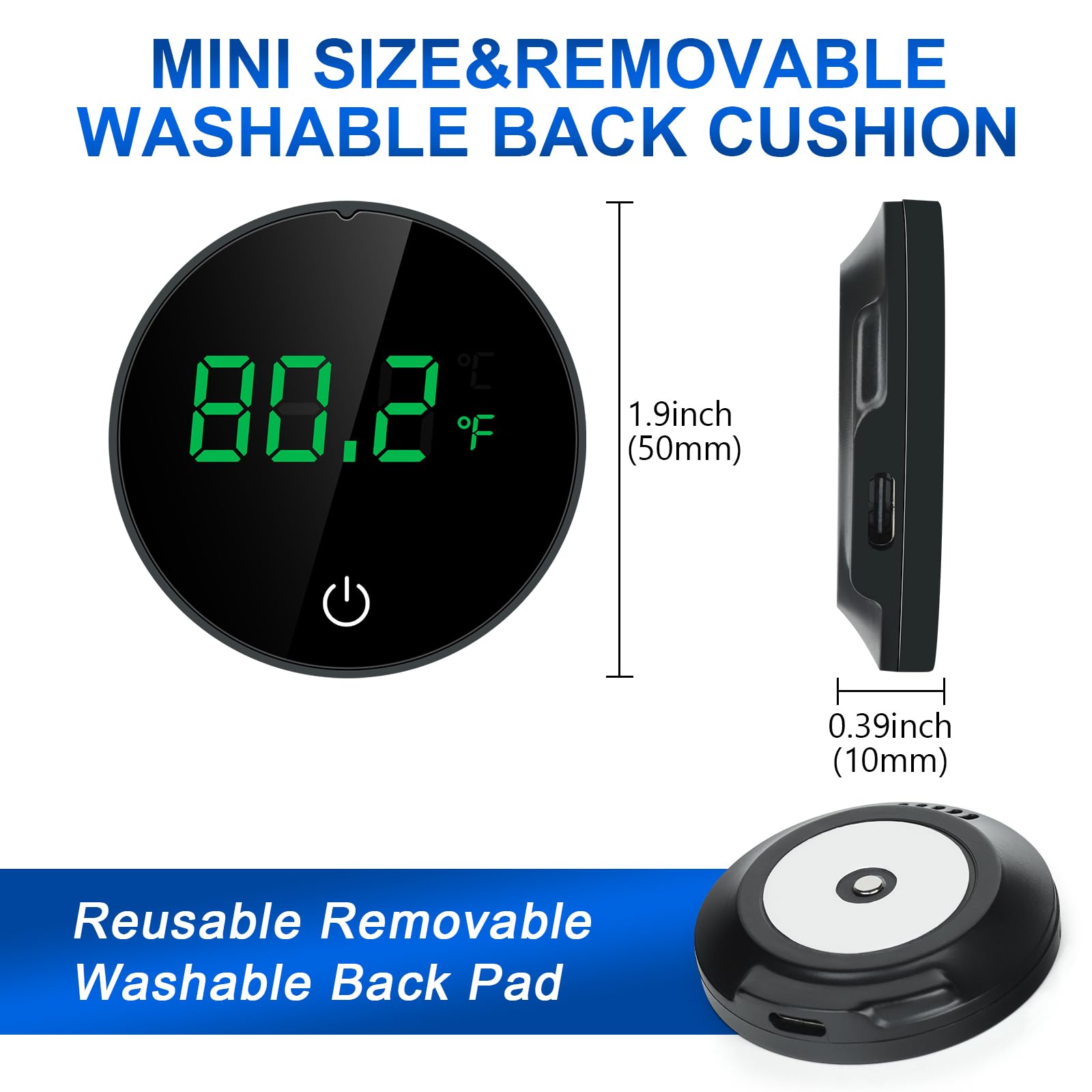 Snapklik.com : Aquarium Thermometer, 2Pack Rechargeable Fish Tank ...