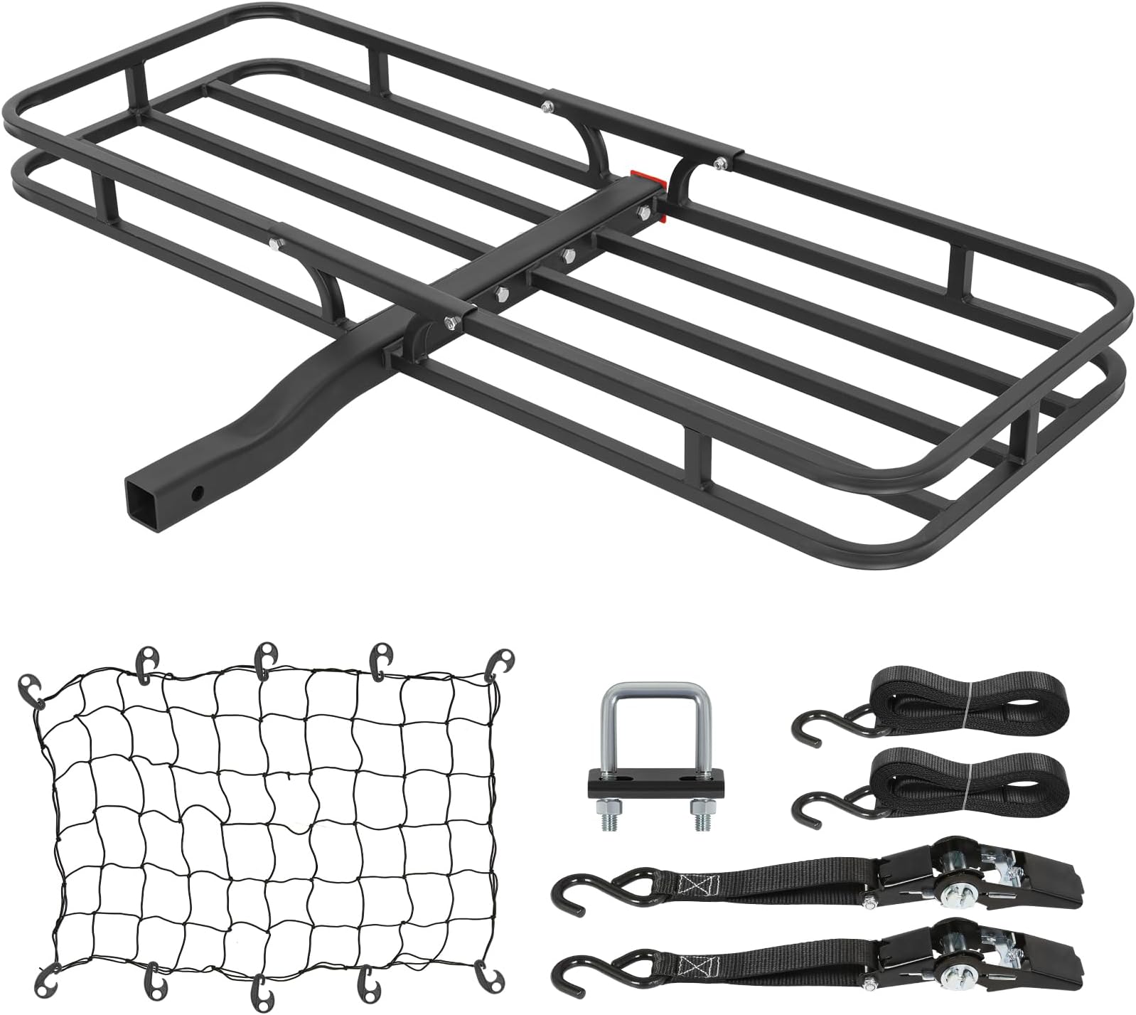 Amazon.com: CargoLoc 2-in-1 Hitch Mount and Roof Top Cargo Carrier, 48 ...