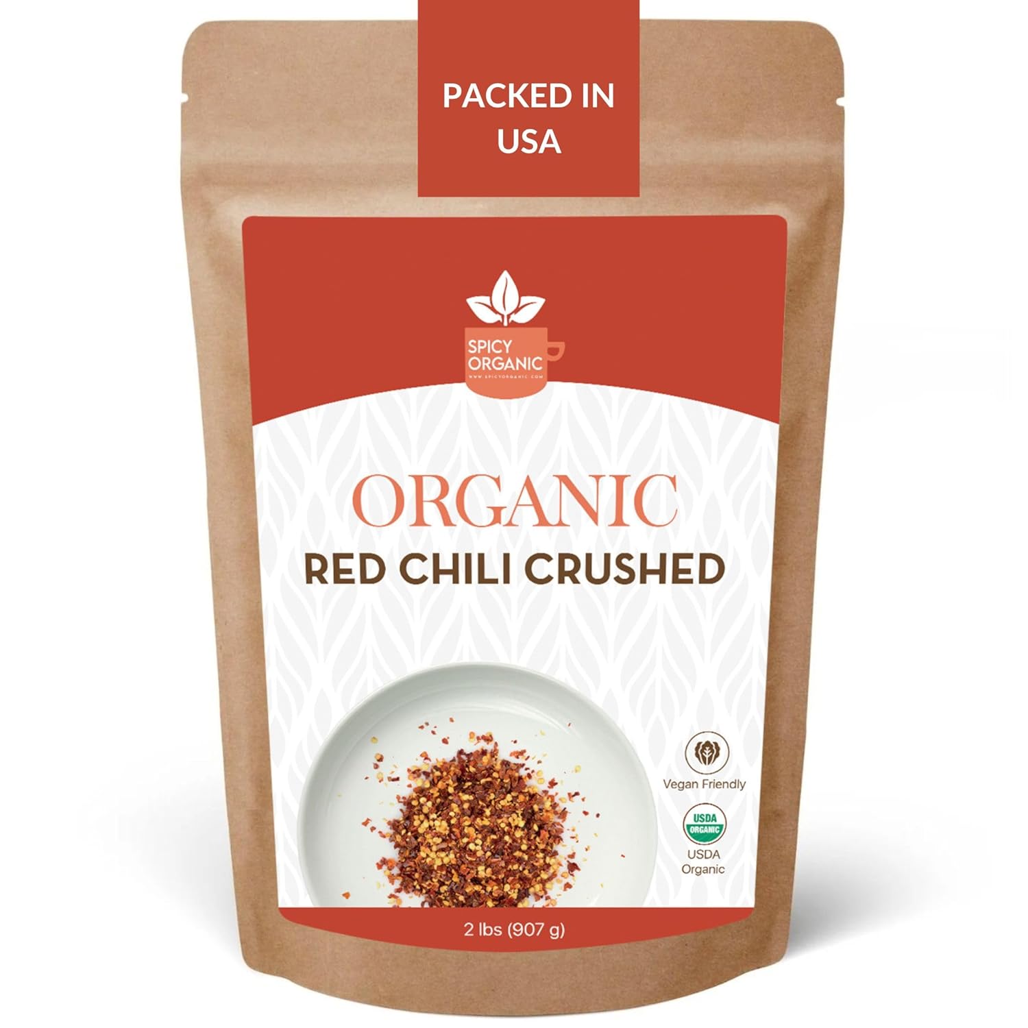 Amazon.com : SPICY ORGANIC Crushed Red Pepper Flakes 2 lbs - Robust ...