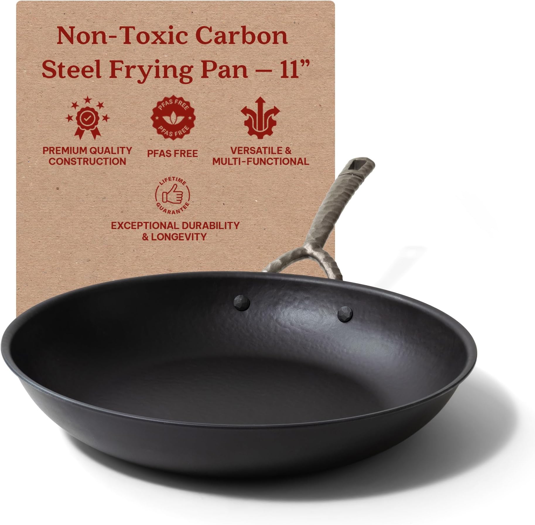 Amazon.com: Made In Cookware - Seasoned 12" Carbon Steel Frying Pan ...