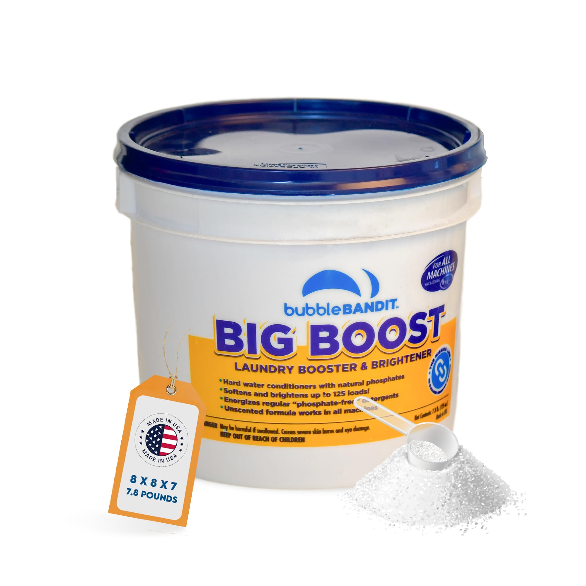 Amazon.com: Bubble Bandit BIG BOOST Hard Water Washing Soda for Laundry ...