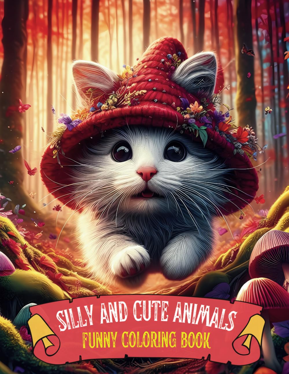 Amazon.com: Silly and Cute Animals Funny Coloring Book: Hilarious ...