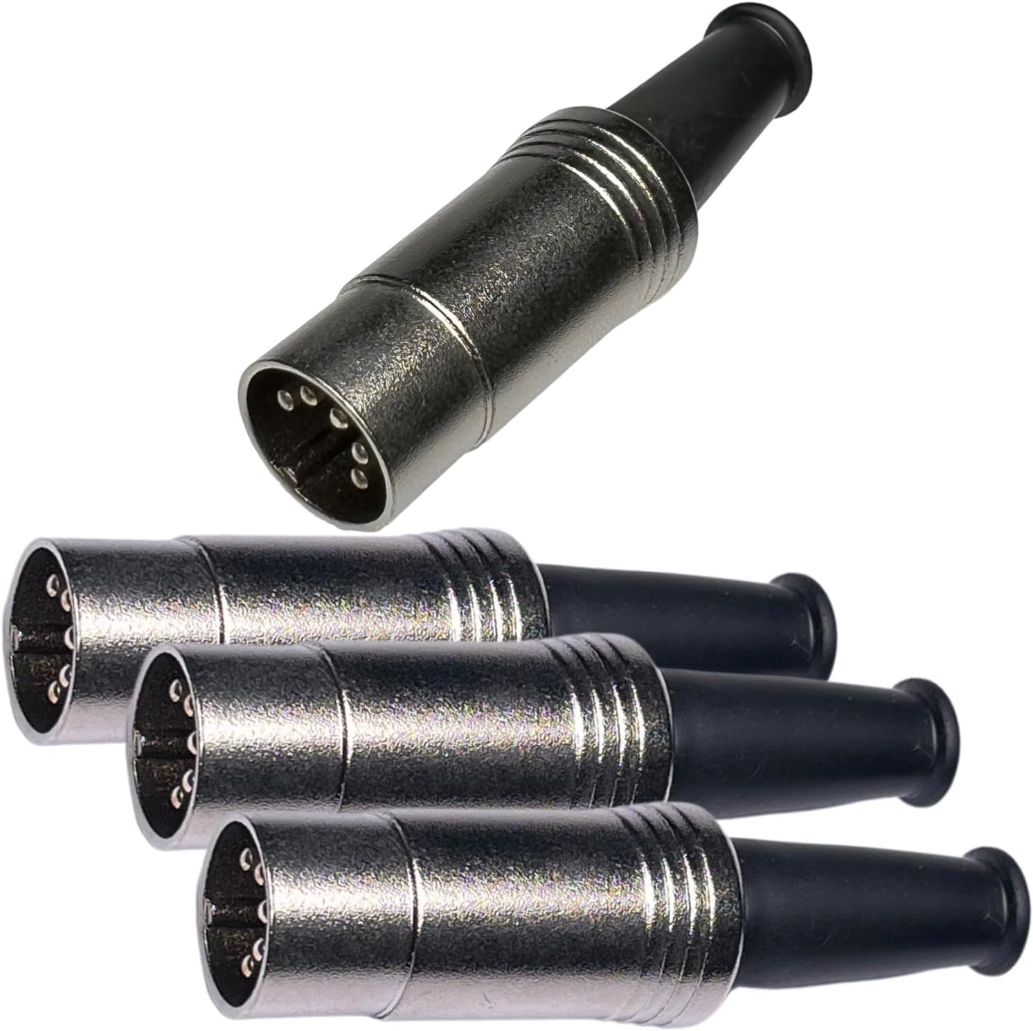 Amazon.com: Bastex Right Angle Female Midi Connector 5-Pin (Pack of 5 ...