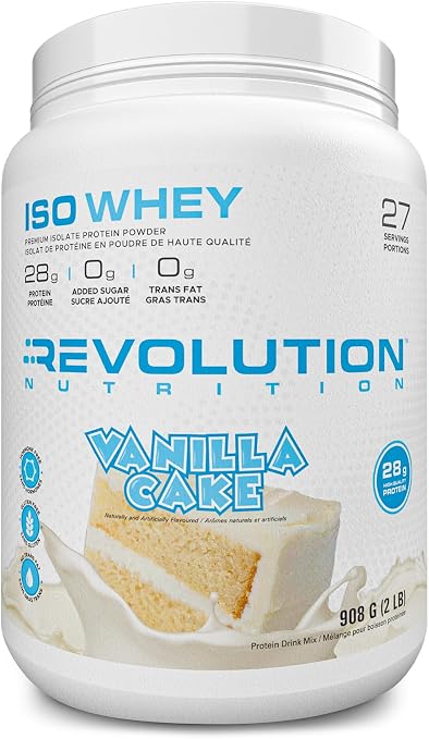 Revolution Nutrition Iso Whey Protein Isolate for Muscle Growth