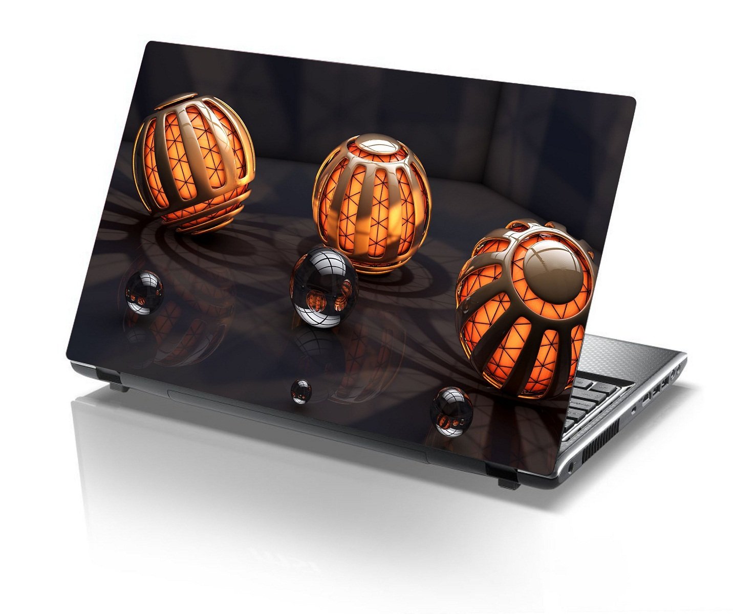Sticker Studio 3D Bolls Laptop Skin & Sticker (PVC Vinyl,Size- 15 x 10 ...