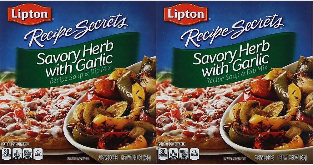 Amazon.com : Lipton Recipe Secrets Savory Herb with Garlic Soup and Dip ...